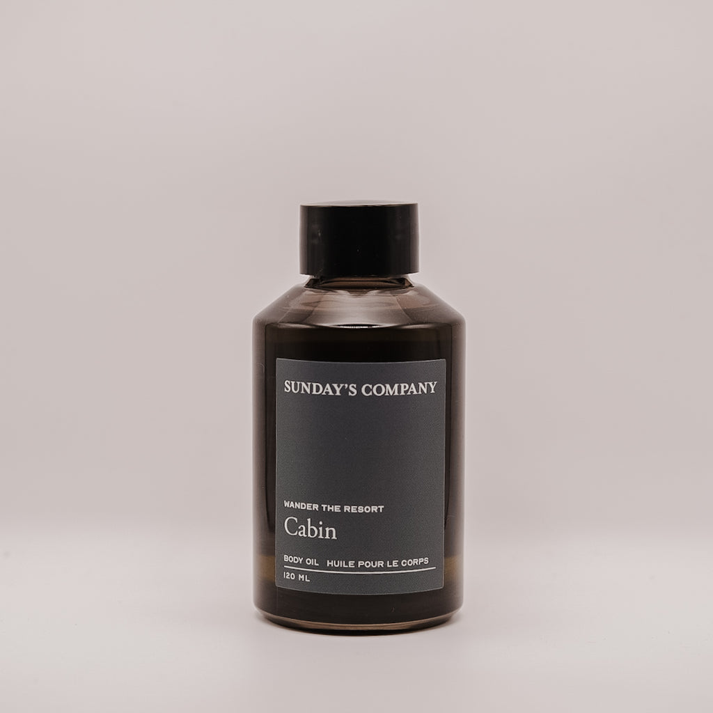 Wander The Resort: Cabin Body Oil – Sunday's Company